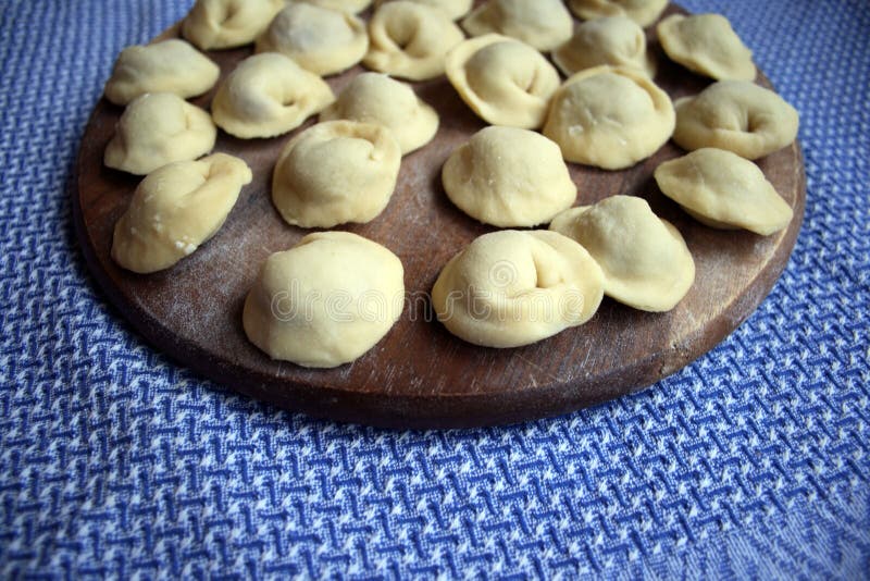 Russian pel menis stock image. Image of homemade, carbohydrates - 8186707