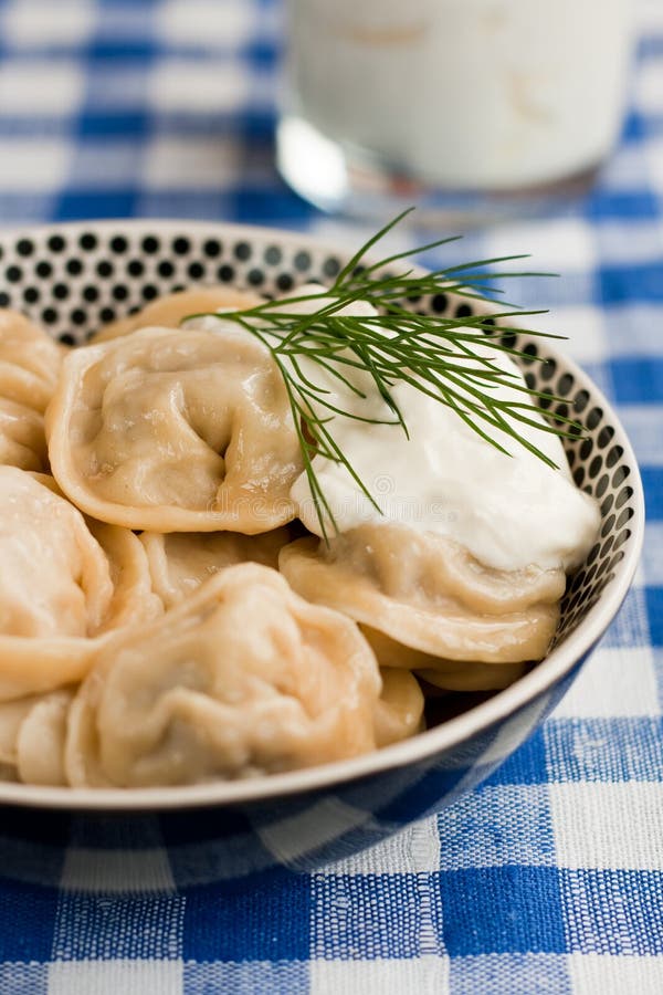 Russian pelmeni stock image. Image of dinner, dish, close - 15775997