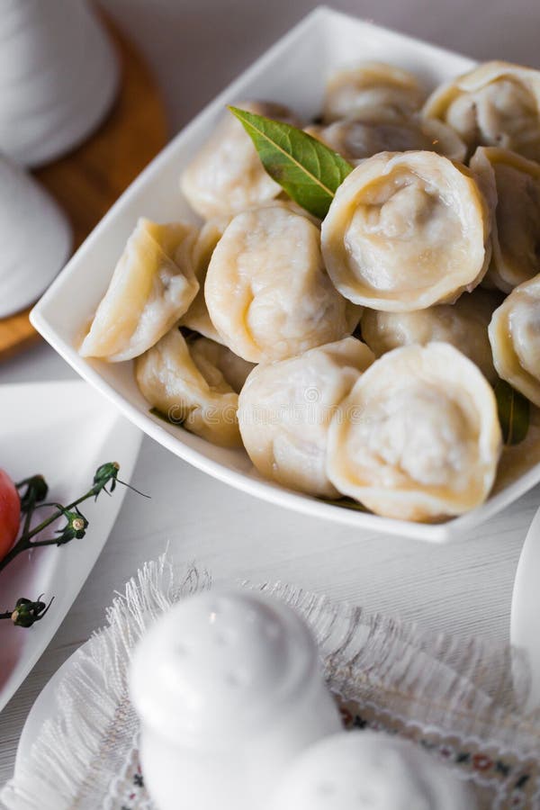 Russian pelmeni stock photo. Image of appetizing, garnish - 29090706