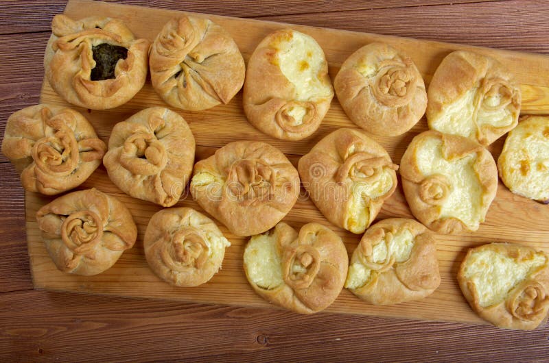 Russian pies with cheese stock photo. Image of cheesecake - 42821000
