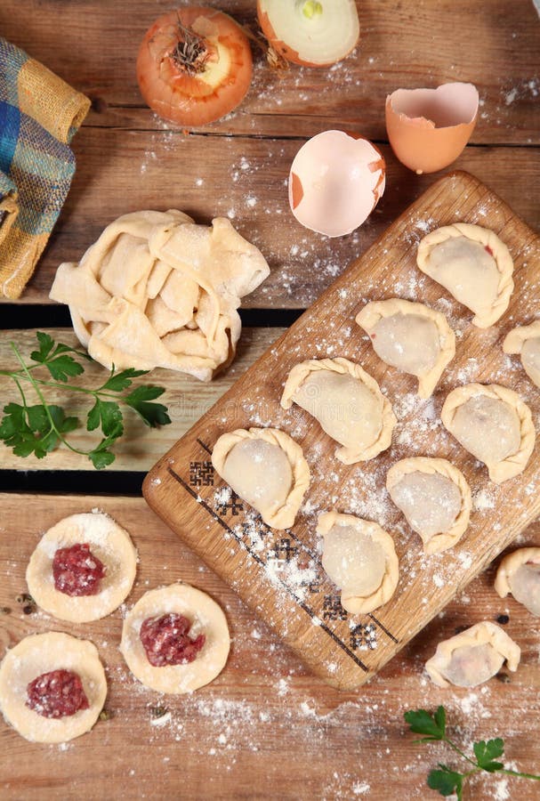 Russian plate stock image. Image of plate, making, cuisine - 69484401