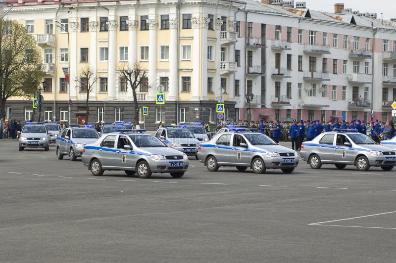 Russian Police Cars Editorial Photo - Image: 19642286