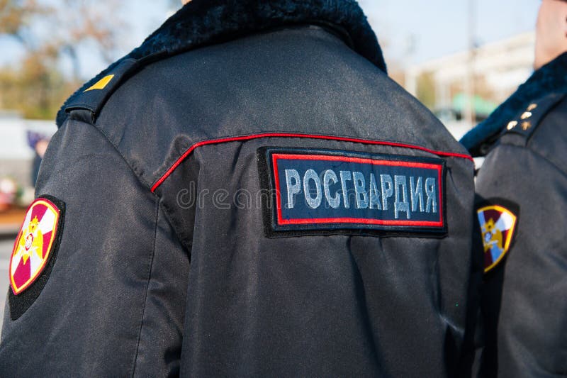 Russian Police Officers in Uniform Editorial Image - Image of people ...