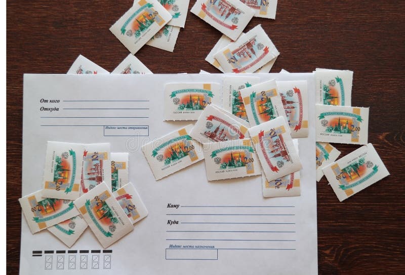 Russian post editorial photo. Image of scrapbooking, correspondence ...