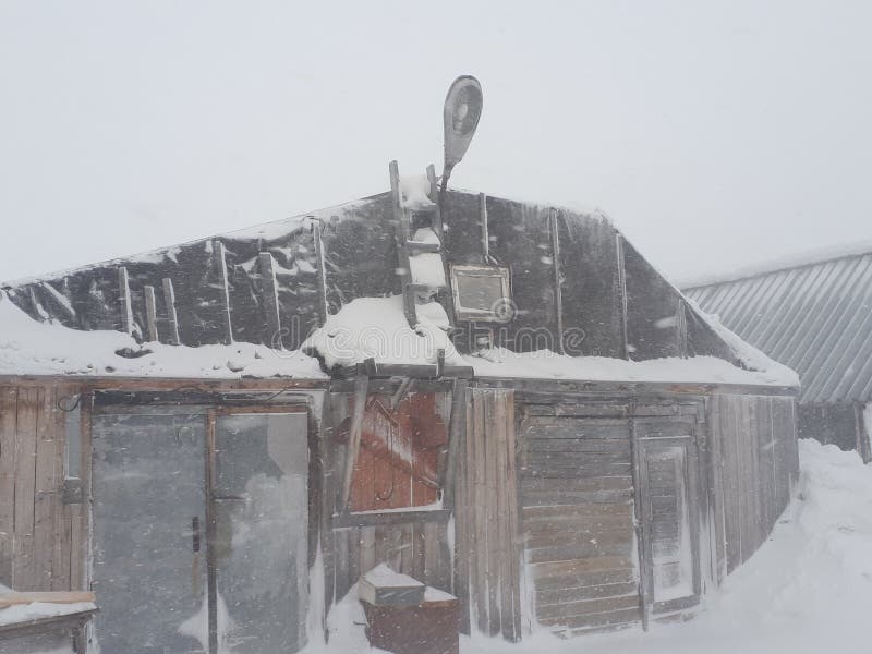 Russian post-apocalypse stock image. Image of freezing - 214735077