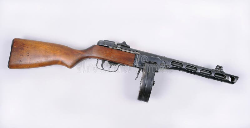 Russian PPsH 1941 Machine Gun Stock Photo - Image of army, pact: 24625088