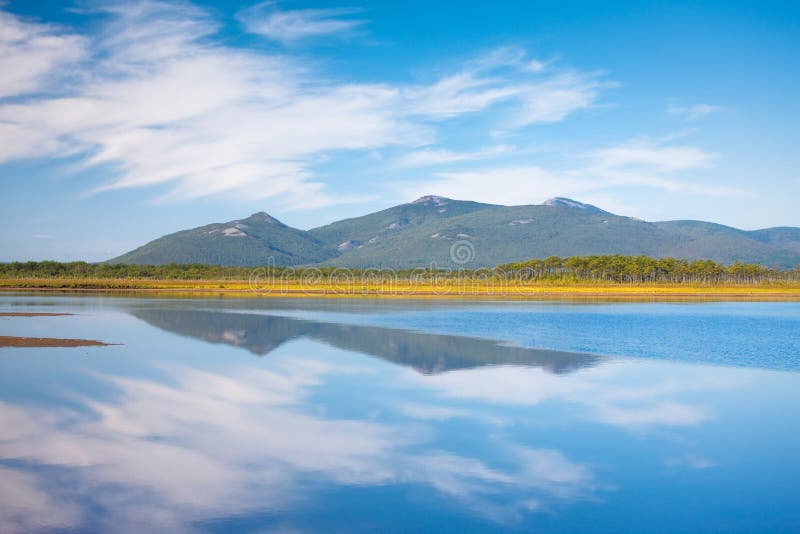 Russian, Primorye, Blue Reflection Stock Photo - Image of primorye ...