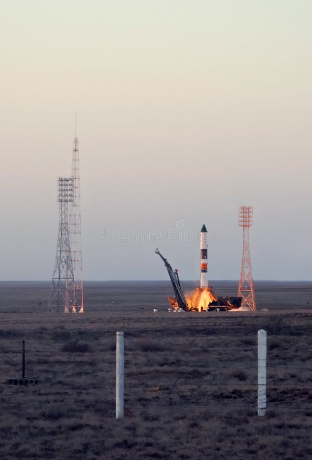 Russian Progress Rocket Launch Editorial Photo - Image of exploration ...