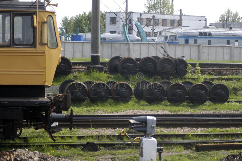The Russian Railway,a Huge Railroad System Stock Image - Image of means ...