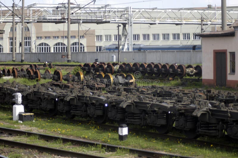 The Russian Railway,a Huge Railroad System Stock Image - Image of ...