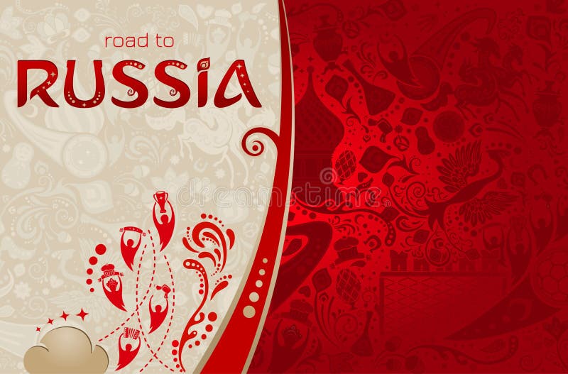 Russian Background, Vector Illustration Stock Vector - Illustration of ...