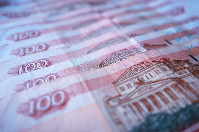 Russian Ruble Currency Texture Backdrop Stock Photo - Image of ...