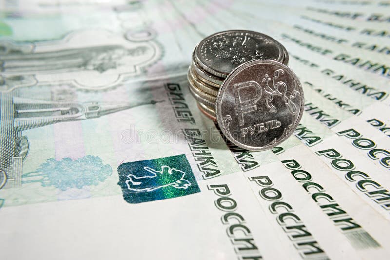 Russian Rubles and Notes in Thousand Rubles Stock Photo - Image of ...