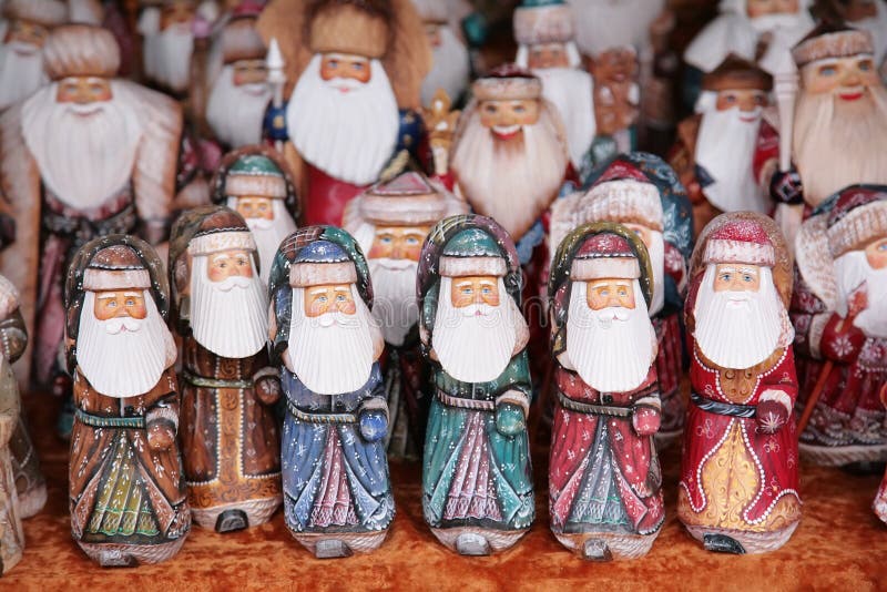 Russian santa stock photo. Image of decoration, lights - 4962454