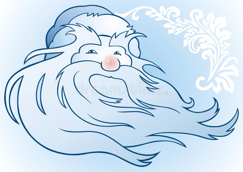 Russian Santa Claus stock vector. Illustration of claus - 11773452