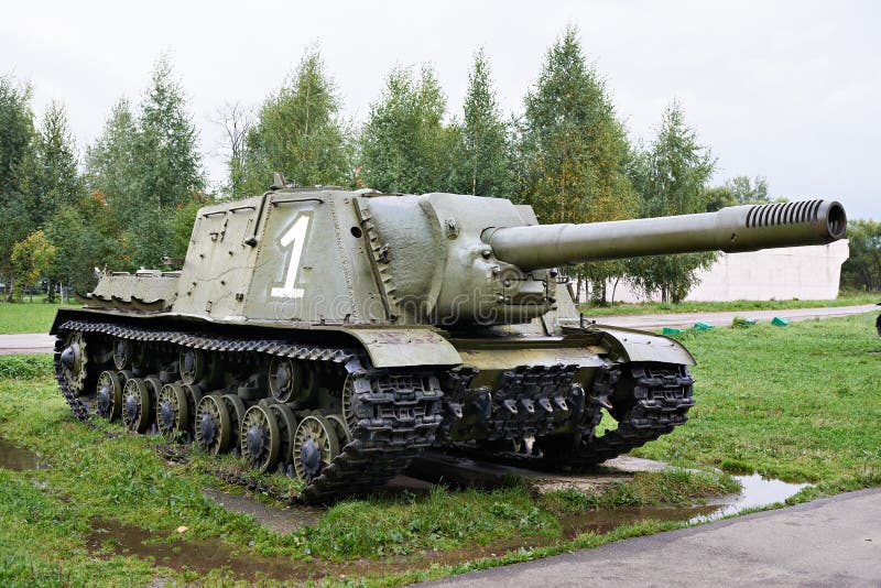 Russian Self-propelled Gun ISU-152 Stock Photo - Image of russian ...