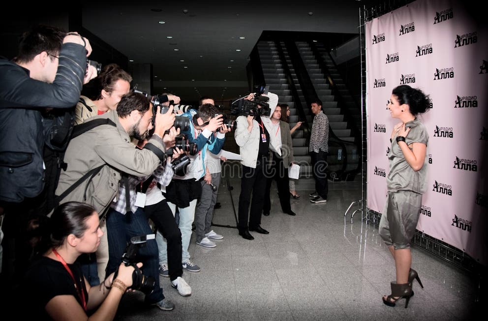 Russian Singer Elka editorial image. Image of glow, festival - 18844755