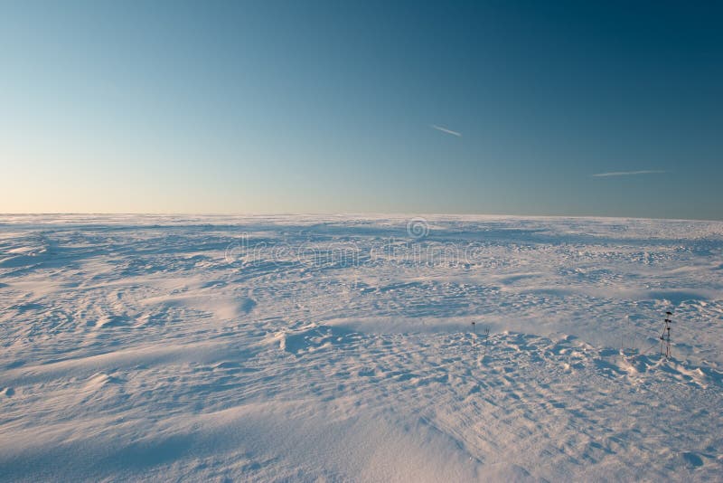 Russian snow field stock photo. Image of desert, season - 7295862