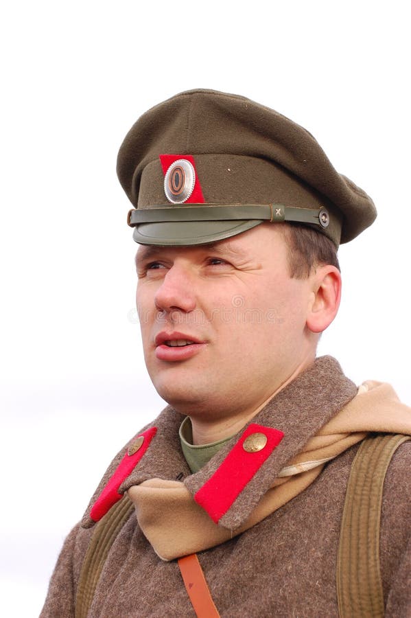 Russian soldier of WW2 stock image. Image of soldier, outdoor - 9415187