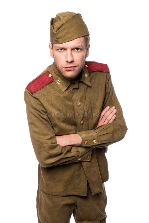Russian Soldier Angry Looking Stock Photo - Image of anger, enemy: 40634112