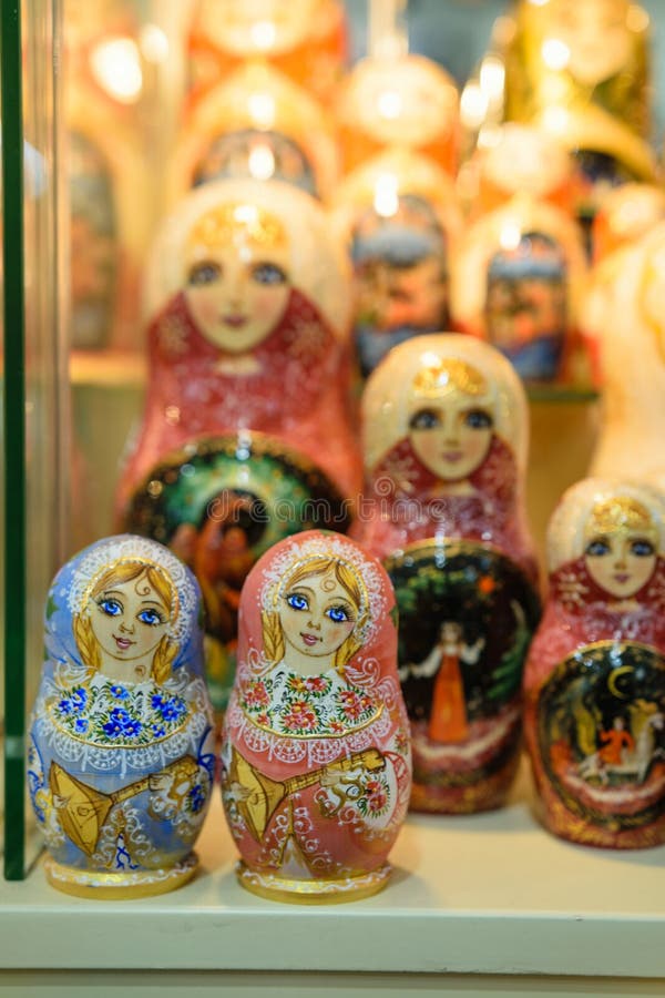 Russian souvenir dolls stock image. Image of nesting - 89521625