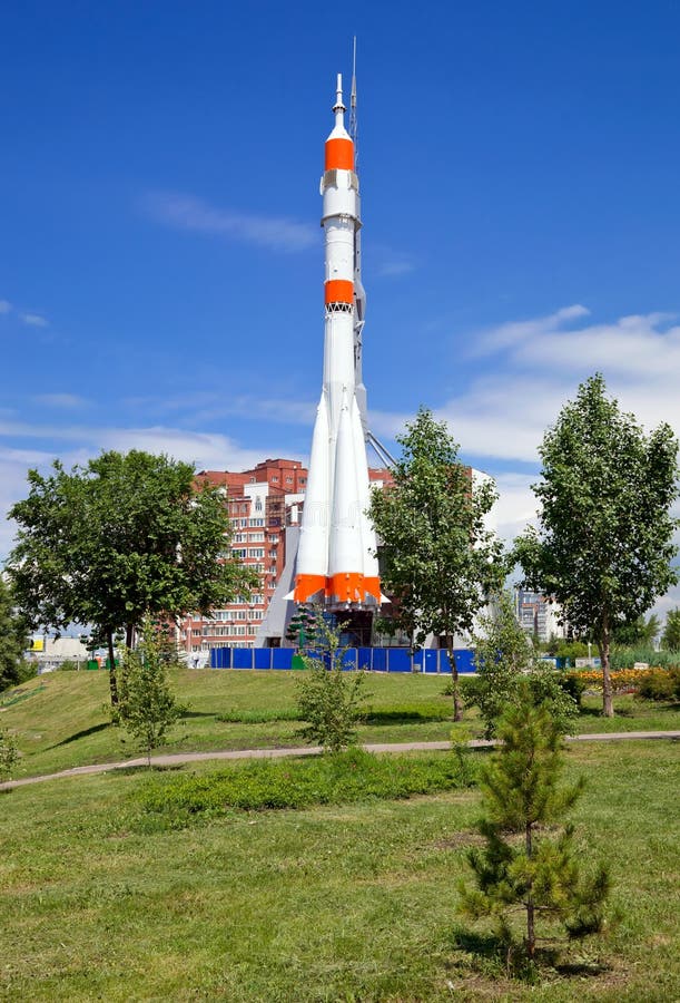 The Russian Space Transport Rocket Stock Image - Image of military ...