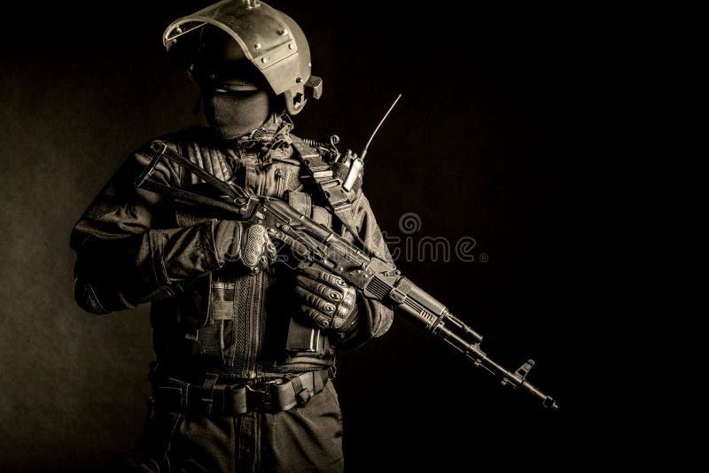 Russian special forces stock photo. Image of bulletproof - 52512000