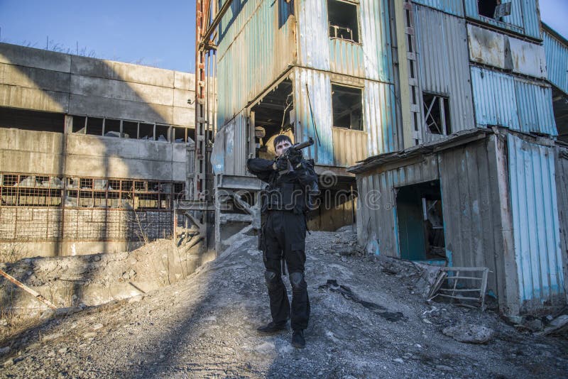 Russian Special Forces Training at a Military Training Ground ...