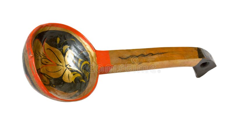 Russian spoon stock image. Image of ethnicity, utensil - 18268305