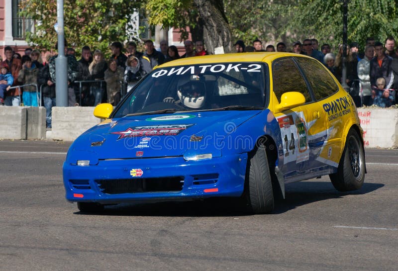 Russian Street Race in Blago Editorial Stock Image - Image of russia ...