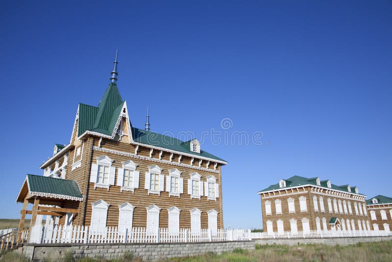 Russian style architecture stock image. Image of wood - 15700489