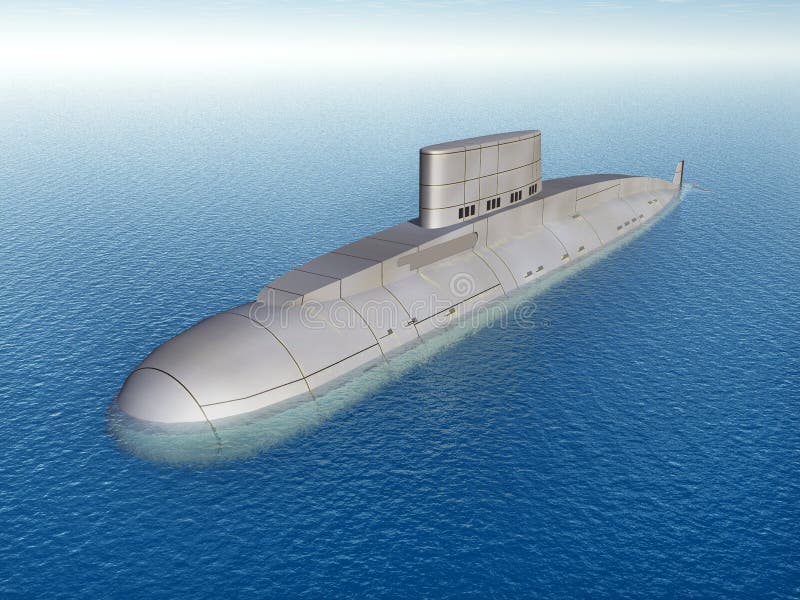Submarine stock illustration. Illustration of marine - 21201165