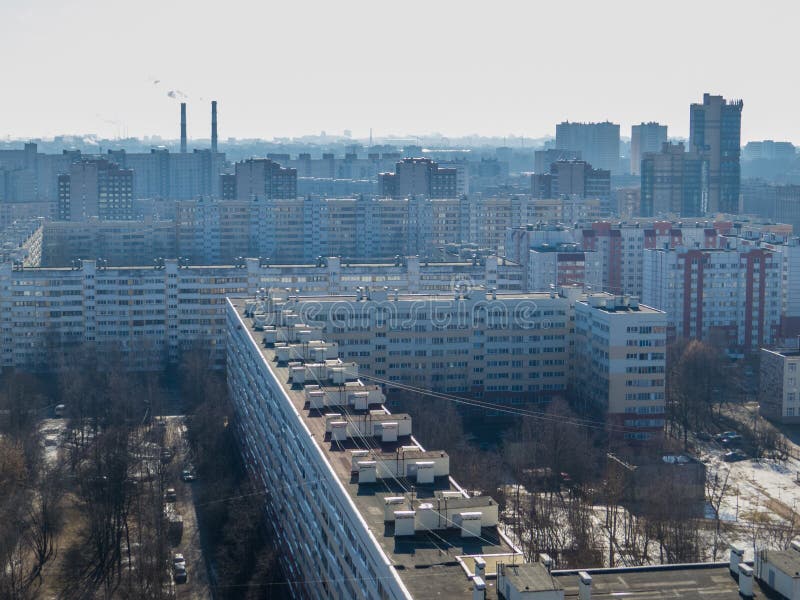 Russian suburb in winter stock image. Image of poor, suburbs - 84311007
