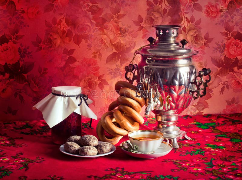 Russian tea stock photo. Image of plate, cuisine, raspberry - 19010606