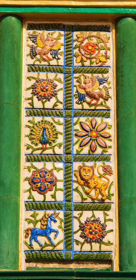 Russian tile stock photo. Image of architectural, interesting - 51868866