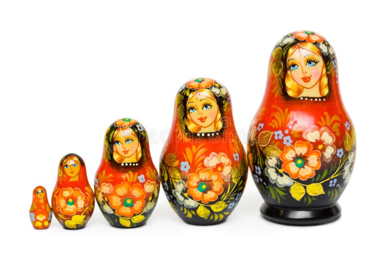Russian matryoshka stock image. Image of culture, doll - 4962563