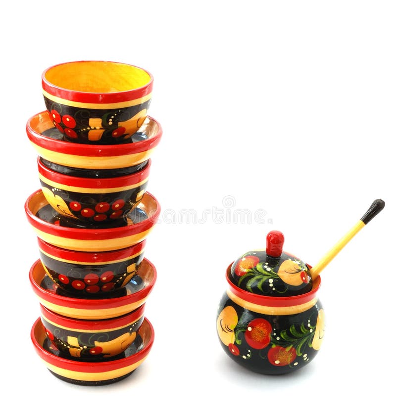 Russian Tradition Kitchen Equipment Stock Photo - Image of domestic ...