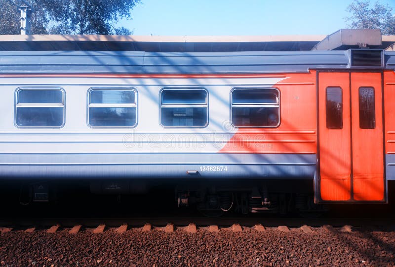 Russian Train Carriage Transportation Background Editorial Stock Image ...
