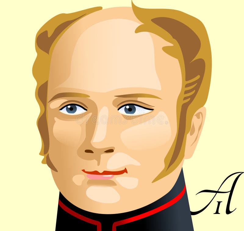 Russian Tsar Alexander 1 stock illustration. Illustration of 1812 ...