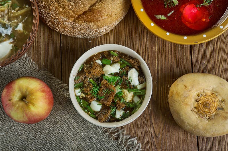 Russian Turya stock image. Image of food, turya, traditional - 138419491