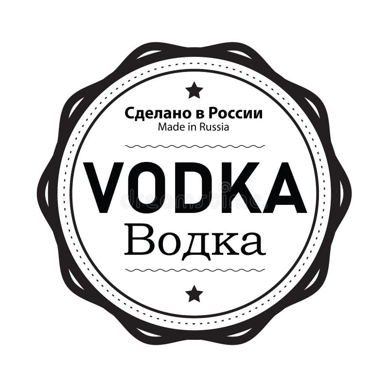 Russian Vodka Logo Vector Label Stock Illustrations – 223 Russian Vodka ...