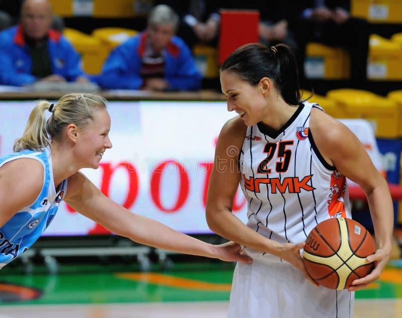 Russian Women Basketball 2009 Editorial Photo - Image of battle, ball ...