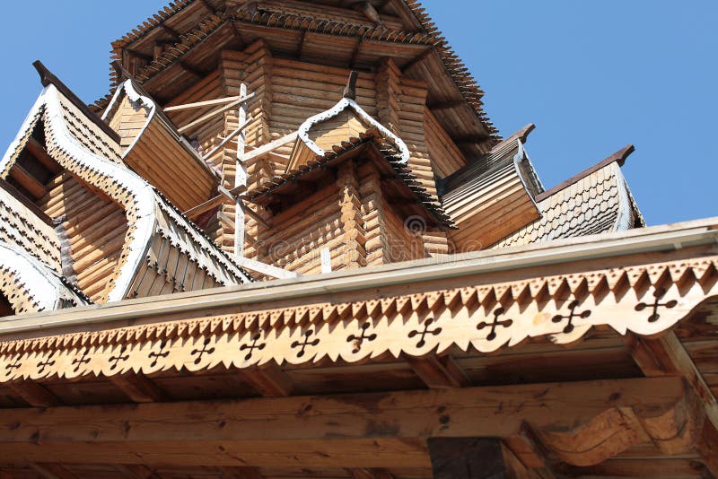 Russian wood carving stock photo. Image of carved, architecture - 24612188