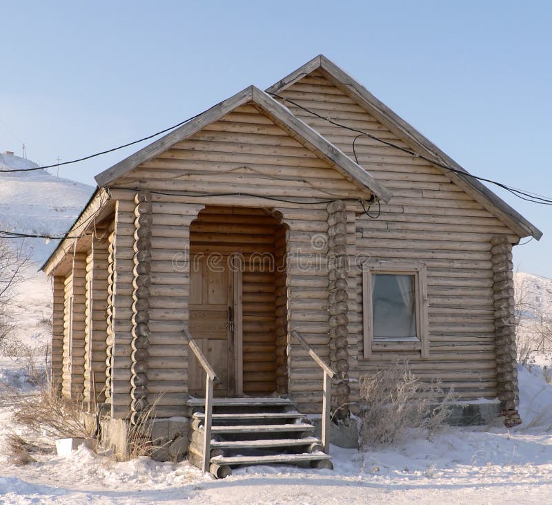 Russian wooden house stock photo. Image of data, tree - 4181104