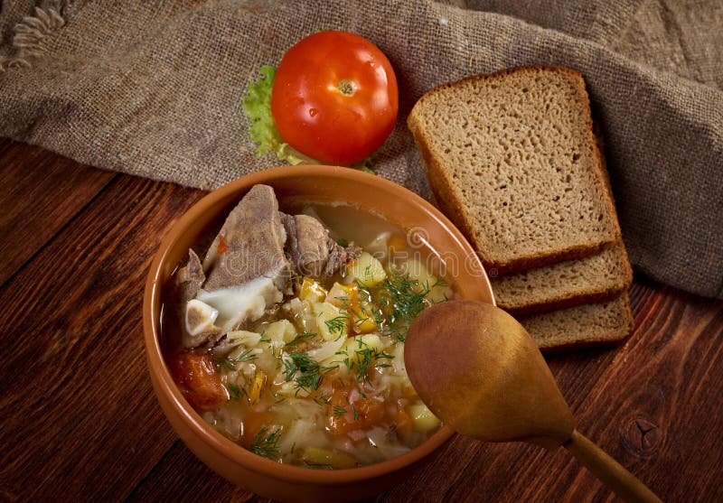 Russiancabbage Soup - Stchi Stock Image - Image of farmstyle, rhubarb ...