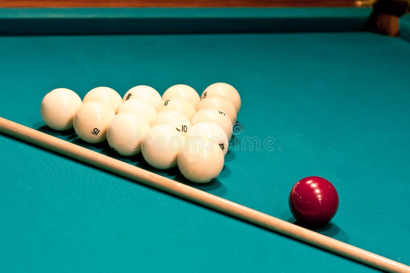 De reeks van het biljart stock foto. Image of ballen - 20702214