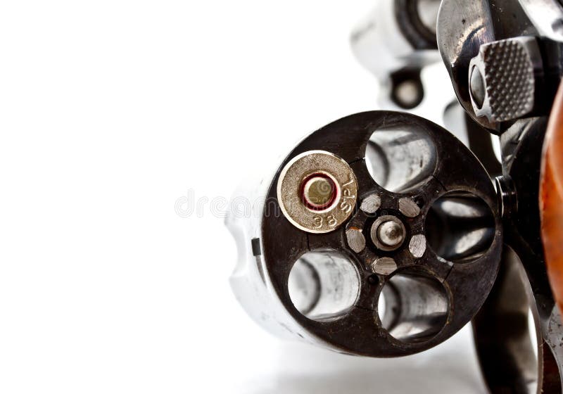 Russisch roulette stock afbeelding. Image of patroon - 25153163