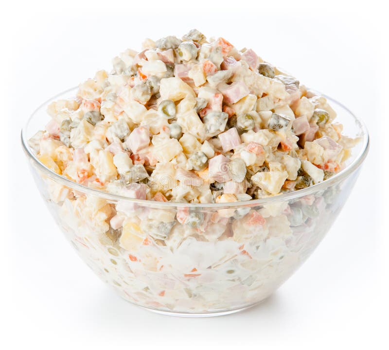 Russischer Traditioneller Salat Stockbild - Bild von umgebung ...