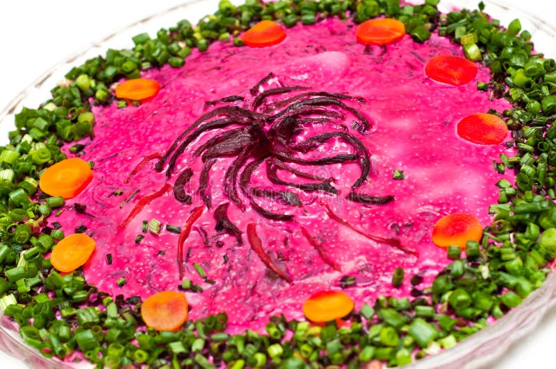 Russischer Traditioneller '' Shuba '' Salat Stockfoto - Bild von salat ...