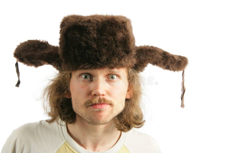 Russo louco foto de stock. Imagem de cabelo, homem, ocasional - 5307426